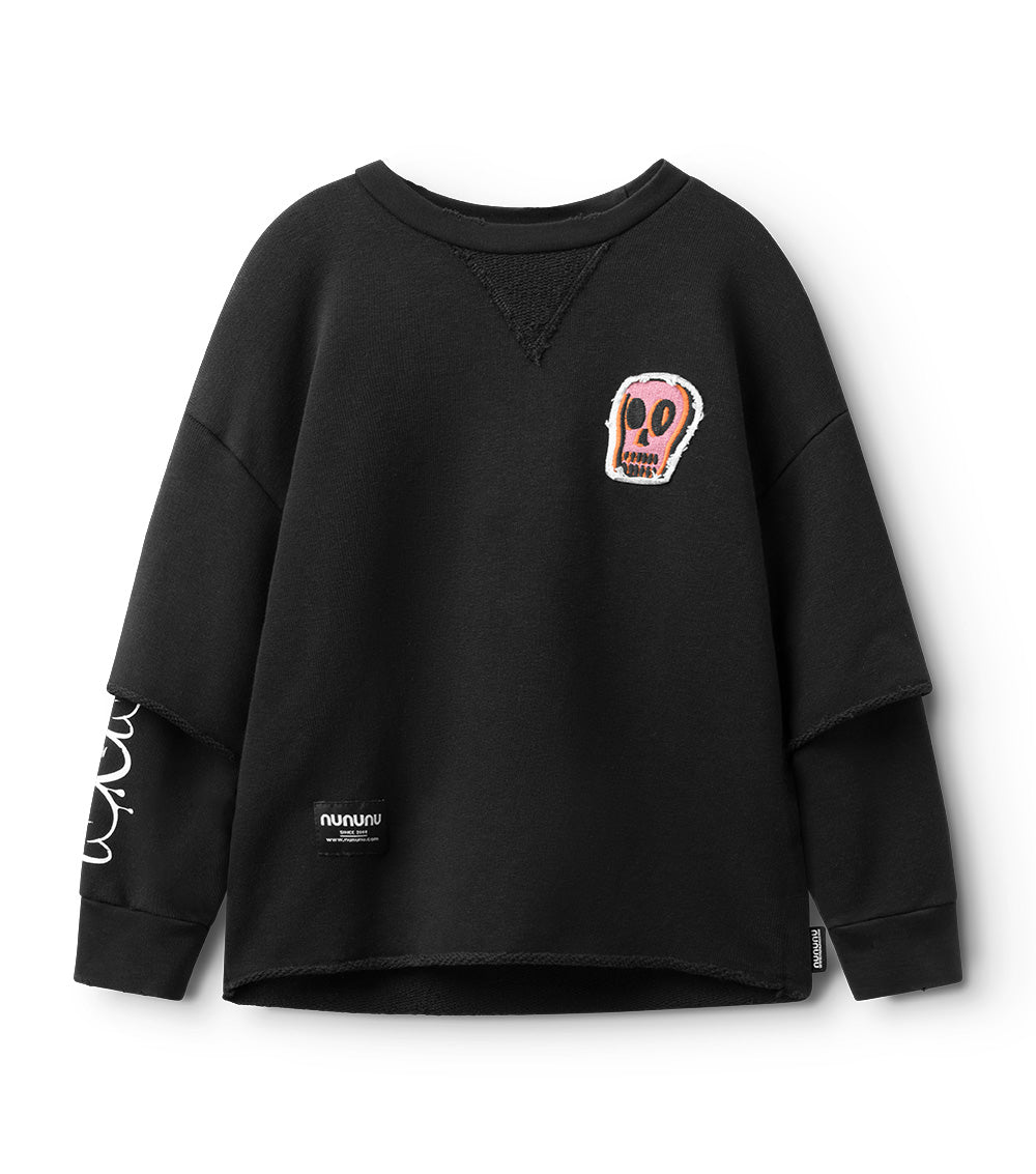 dizzy skull towfer sweatshirt – NUNUNU