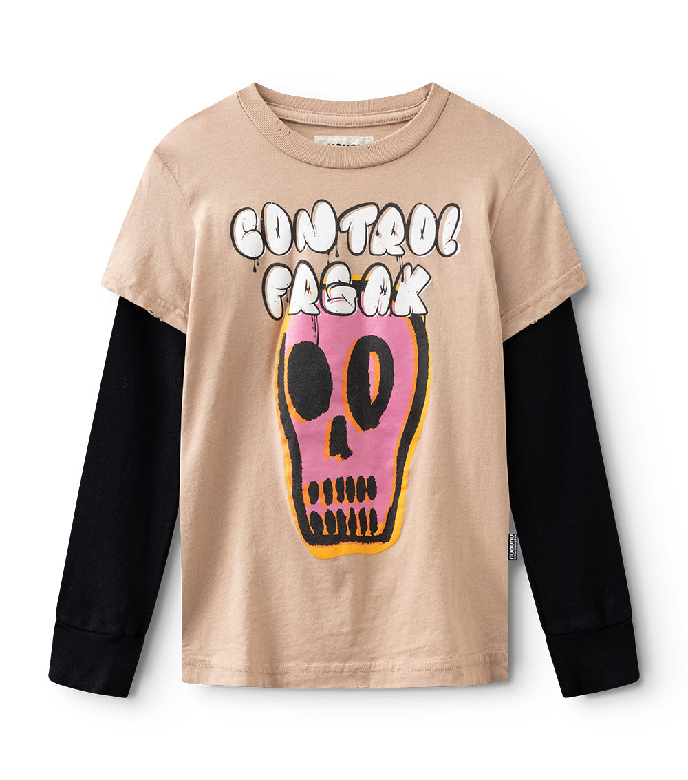 bubbly dizzy skull shirt – NUNUNU