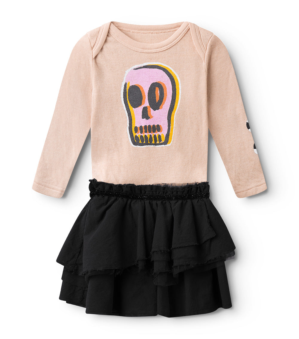 dizzy skull onesie skirt – NUNUNU